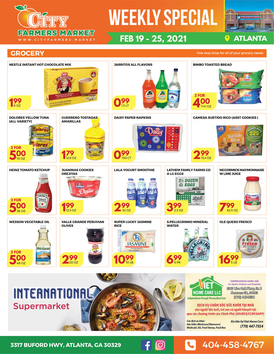 Weekly Special – CFM#2 @ Atlanta – City Farmers Market