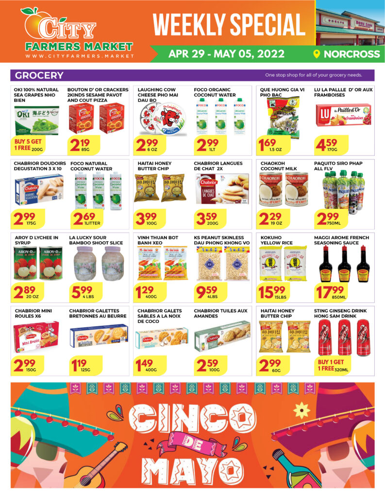 Weekly Special – #CFM4 @ Norcross – City Farmers Market