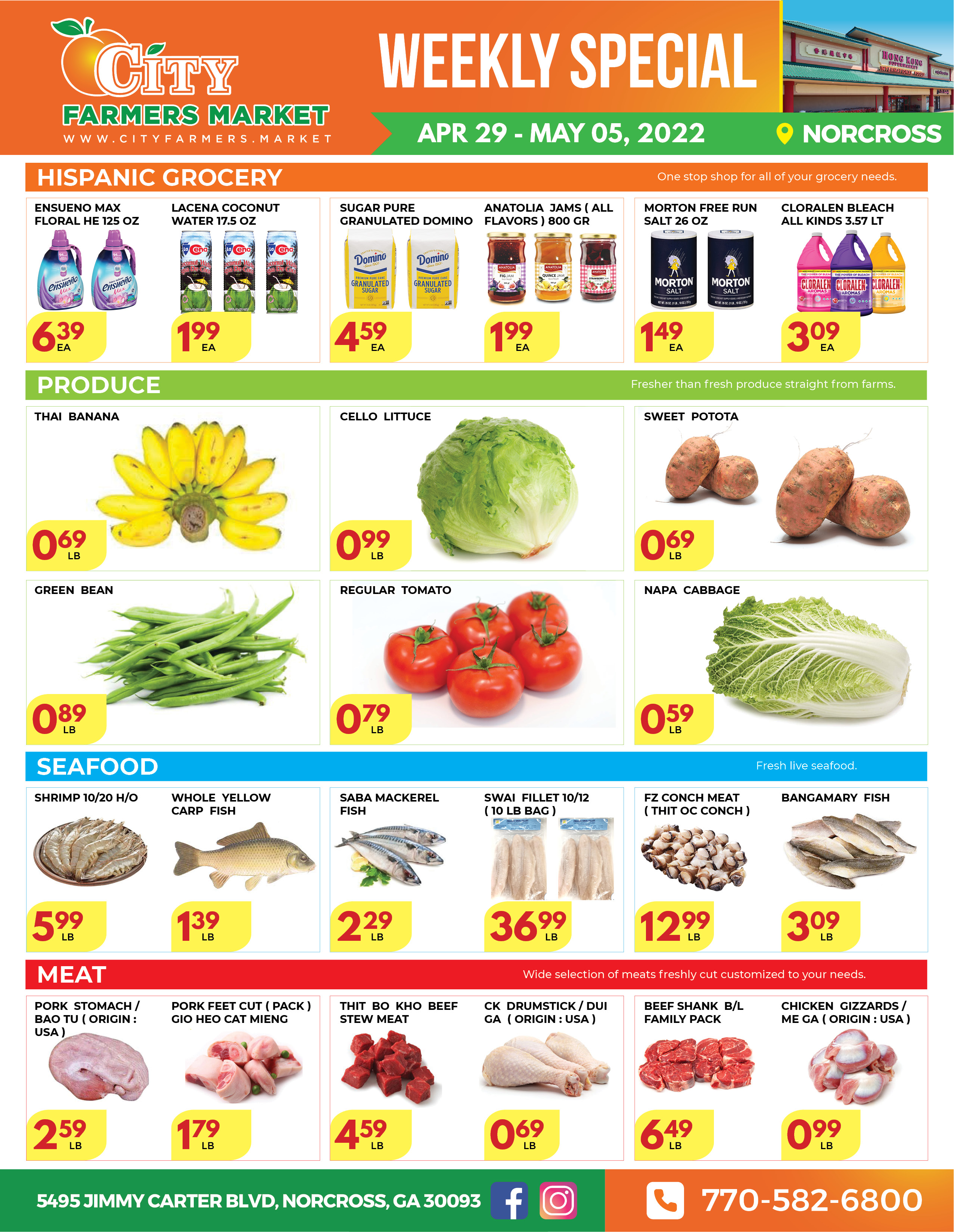 Weekly Special – #CFM4 @ Norcross – City Farmers Market