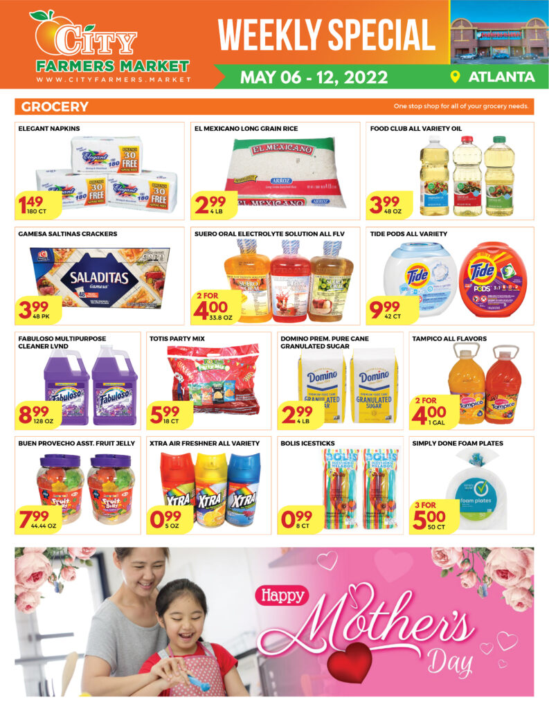 Weekly Special – CFM#2 @ Atlanta – City Farmers Market