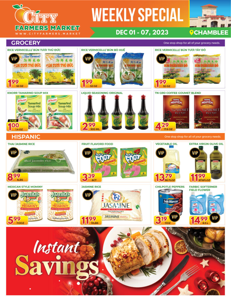 Weekly Special – CFM#1 @ Chamblee – City Farmers Market