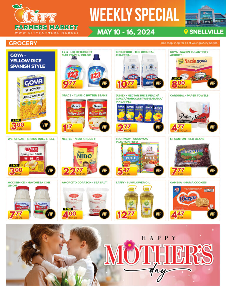 Weekly Special – CFM#3 @ Snellville – City Farmers Market